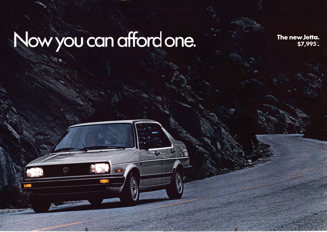 1985 VW Jetta Cost 7995 Now You Can Afford One Original 2 Page Magazine ...