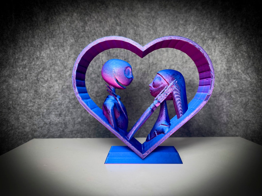 Jack and Sally the Nightmare Before Christmas Action Figure Nerd Geek ...