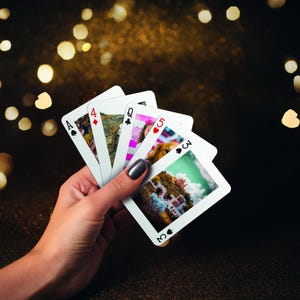 Personalised Playing Cards With Personalized Box! Wedding - Paper ...
