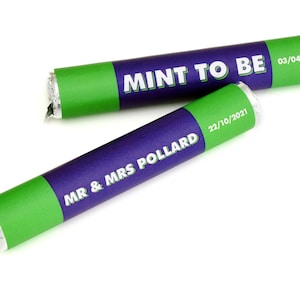Personalised Polo Peppermint Mints - Wedding Favours - Mint to Be Place ...