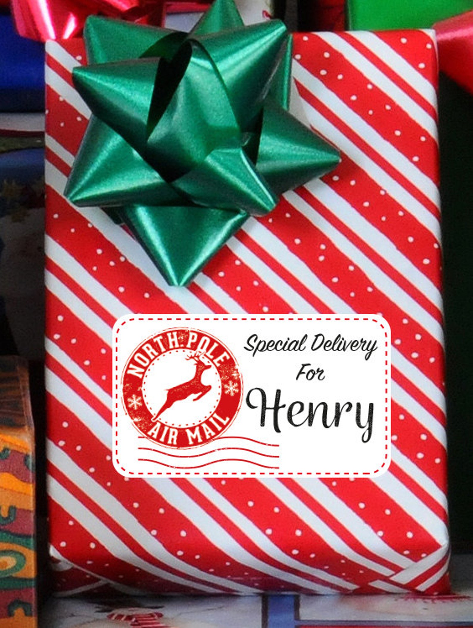 Personalised Special Delivery From Santa Christmas Present - Etsy UK