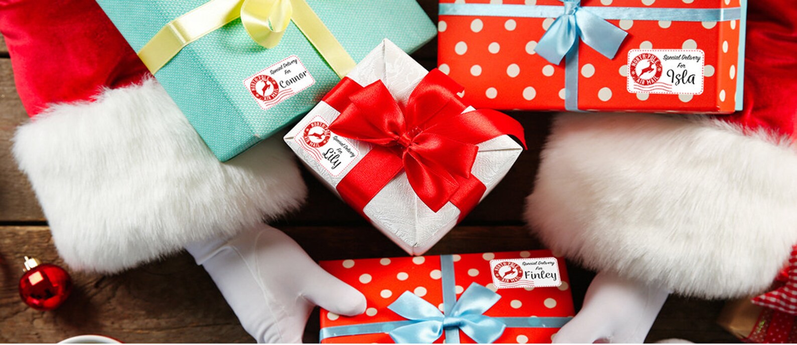 Personalised Christmas Present Stickers Gift Labels 'special Delivery ...