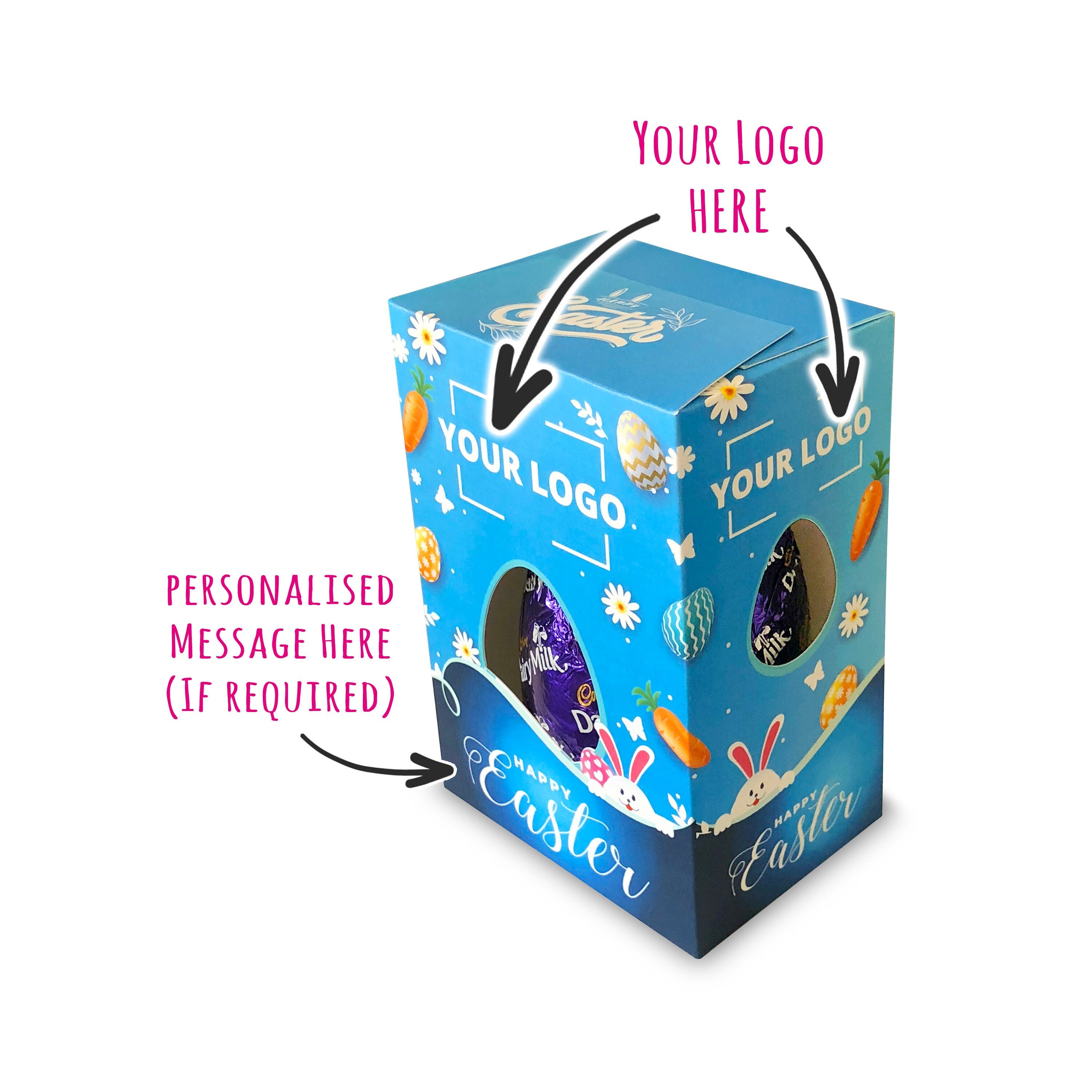 Branded Easter Egg Packaging: Corporate Logo Chocolate Gift - Etsy