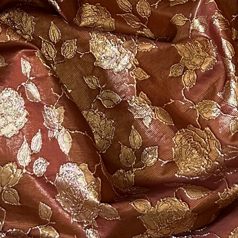 Copper Fabric - Etsy UK