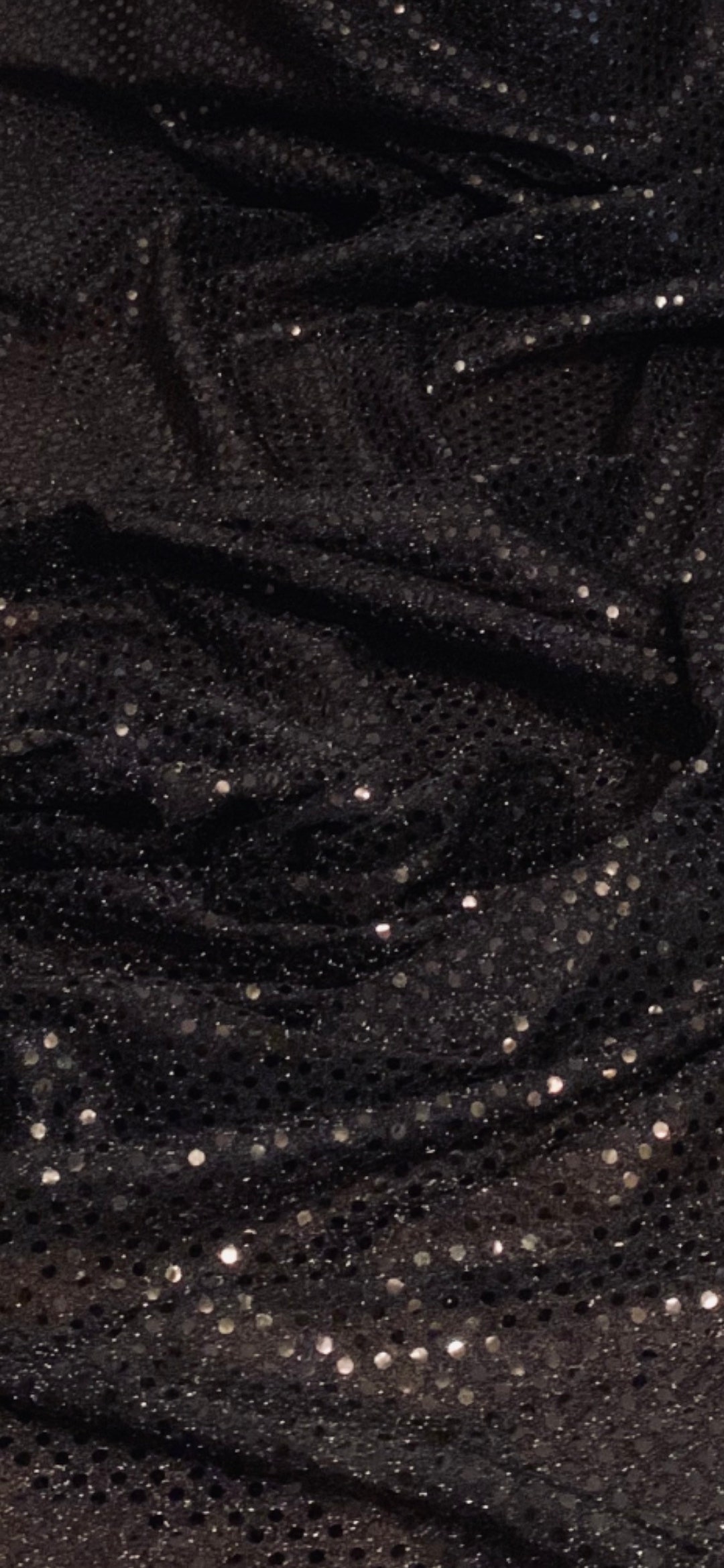 Black Sequin Fabric 45'' PRICE PER METER - Etsy