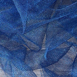 Royal Blue Fishnet Chainmail Mesh/net Fabric 58'' PRICE PER METER - Etsy