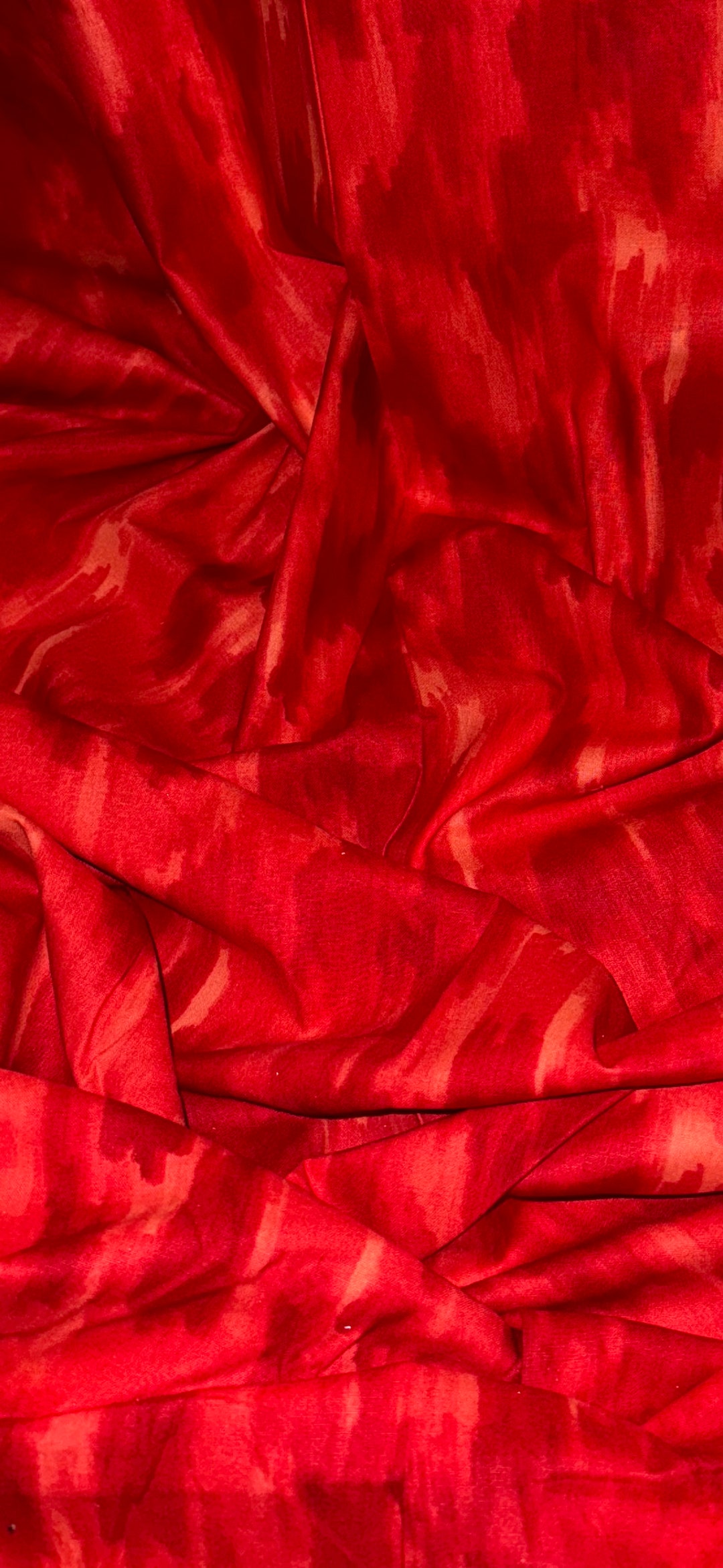 Red Orange Tie Dye Blender Fabric 45'' PRICE PER METER - Etsy