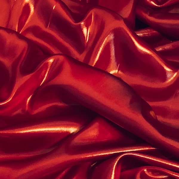 Red Gold Fabric - Etsy