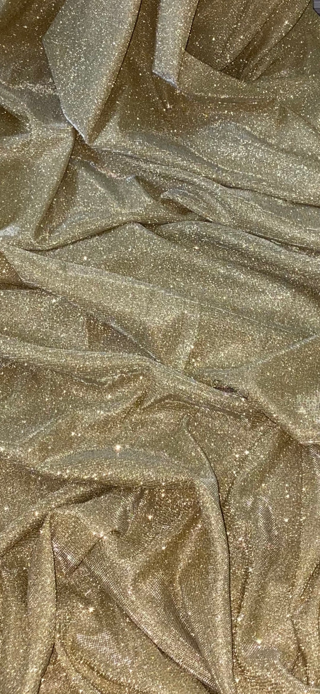 Gold Glitter Lurex Fabric 58'' PRICE PER METER - Etsy