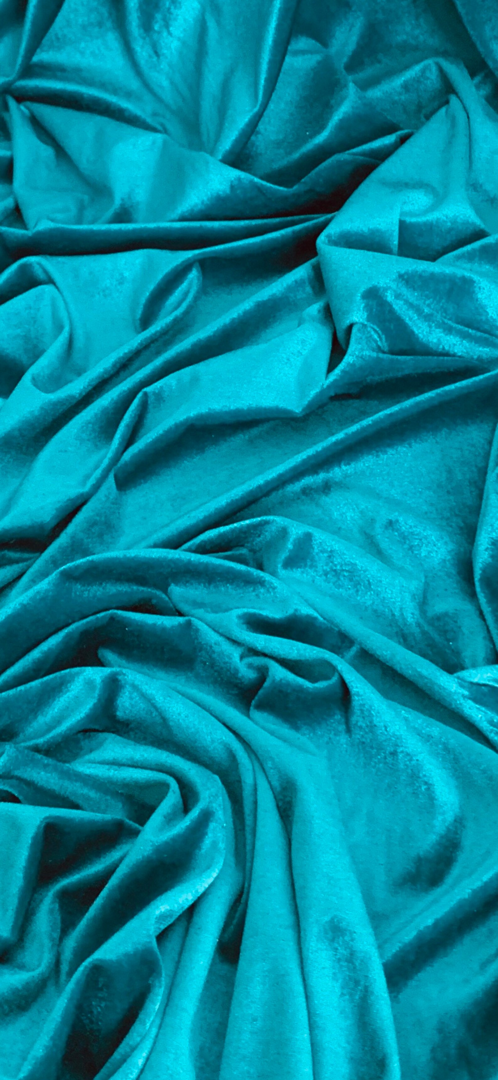 Turquoise Velvet Velour Fabric 58'' PRICE PER METER - Etsy