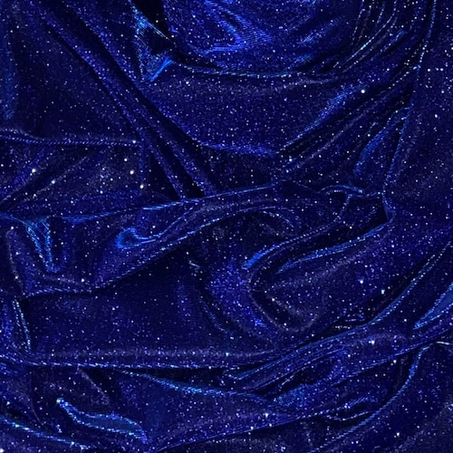 Royal Blue Crushed Velvet Fabric 58'' PRICE PER METER - Etsy