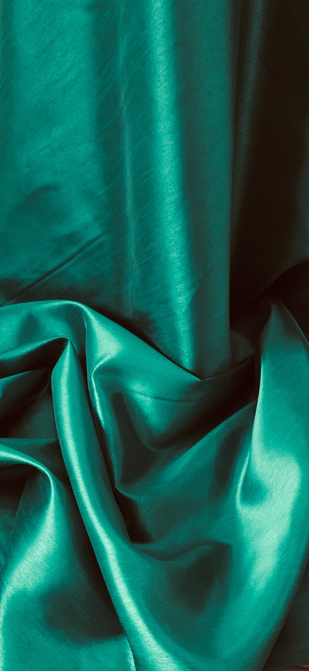 Forest Green Shantung Faux Silk Fabric 58'' PRICE PER METER - Etsy