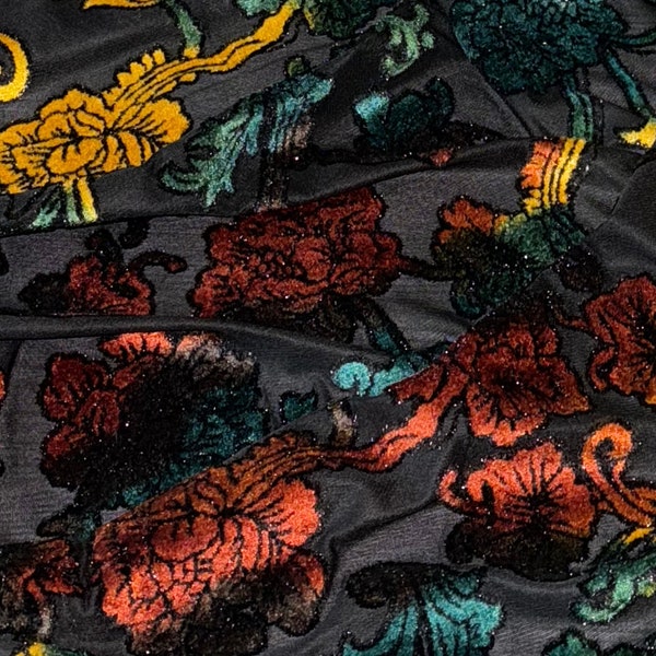 Burnout Fabric - Etsy