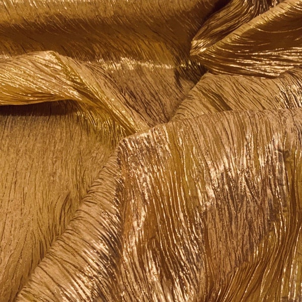 Gold Lame Fabric - Etsy