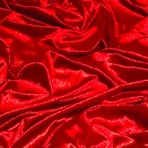 Red Velvet Velour Fabric 58'' PRICE PER METER - Etsy
