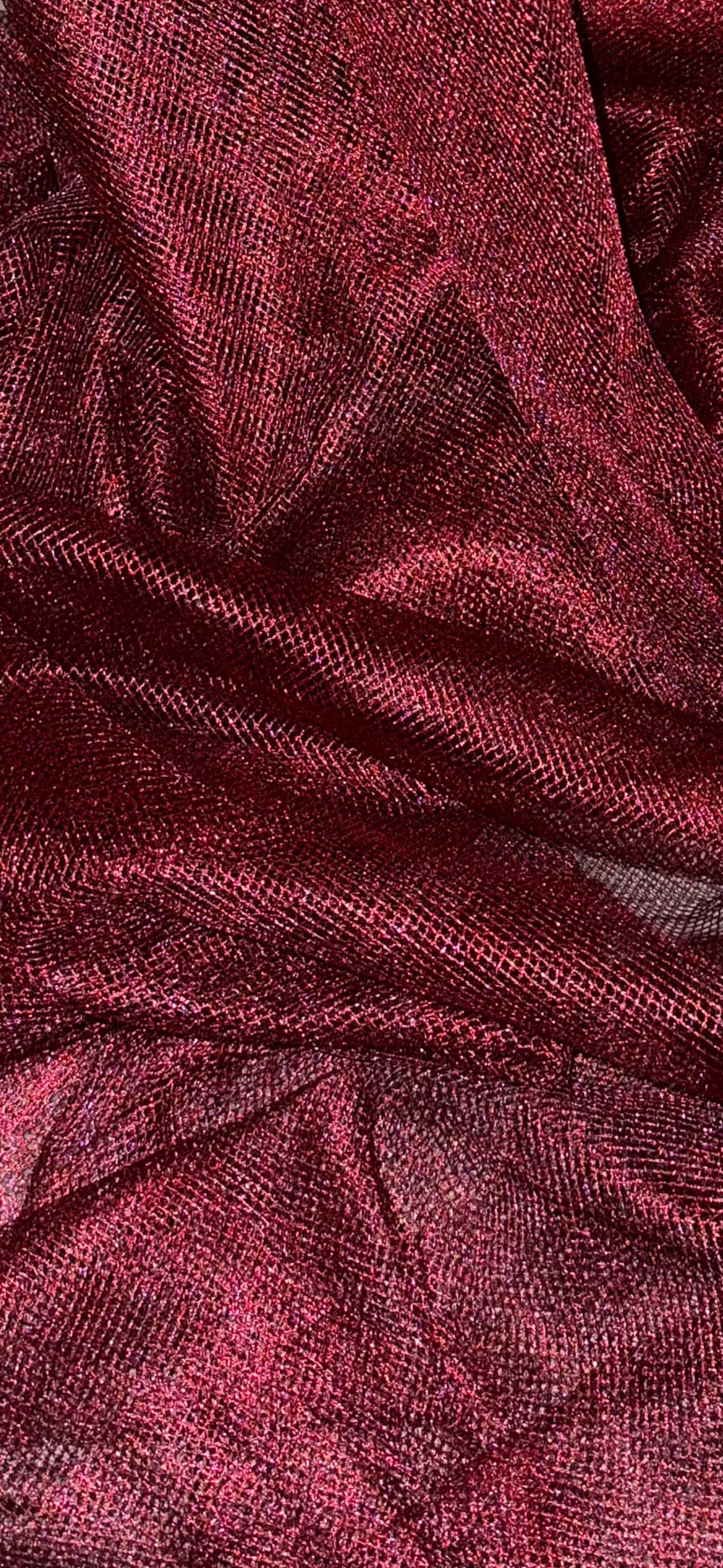 Claret Red Fishnet Chainmail Mesh/net Fabric 58'' PRICE PER METER - Etsy