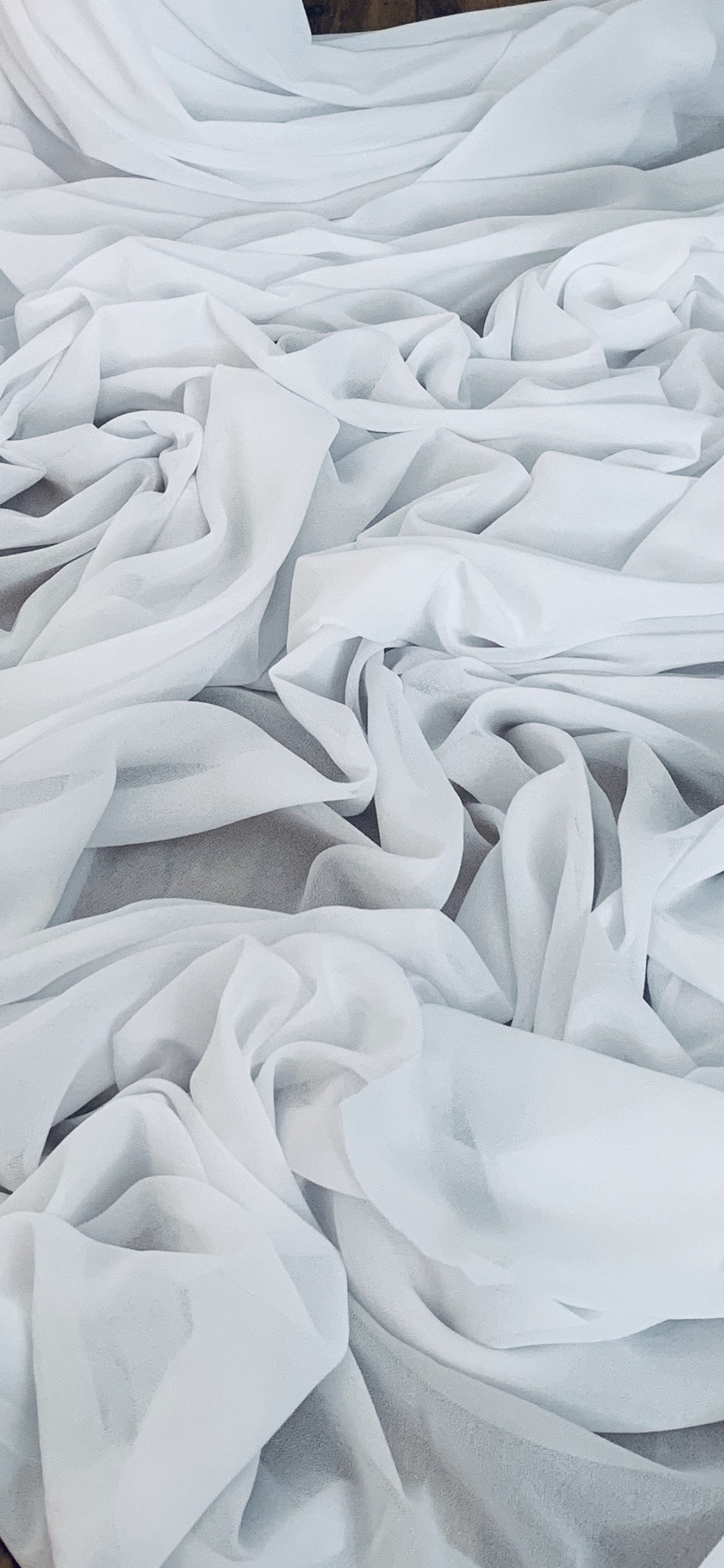 White Crepe Georgette Fabric 58'' PRICE PER METER | Etsy