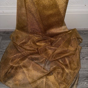 Dark Gold Fishnet Chainmail Mesh/net Fabric 58'' PRICE PER METER - Etsy UK