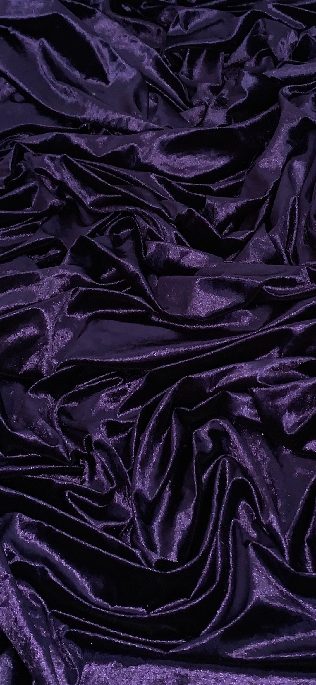 Cadbury Purple Velvet Velour Fabric 58'' PRICE PER METER - Etsy