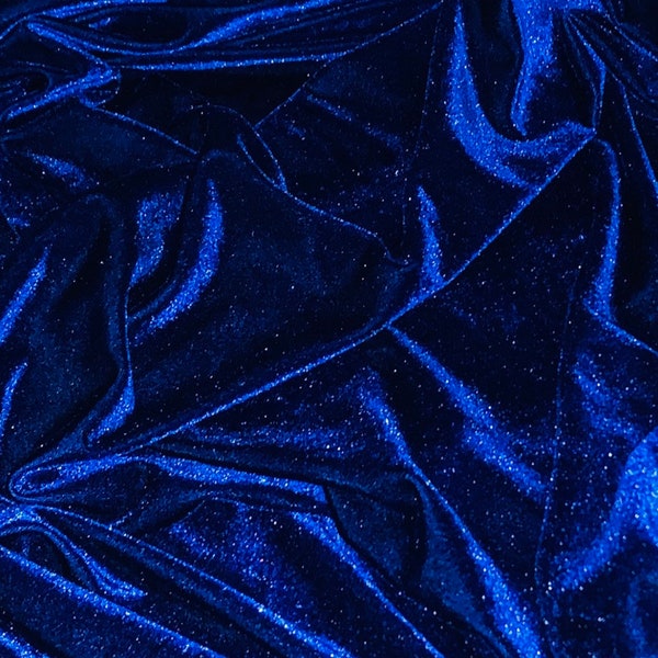 Blue Velvet Fabric - Etsy