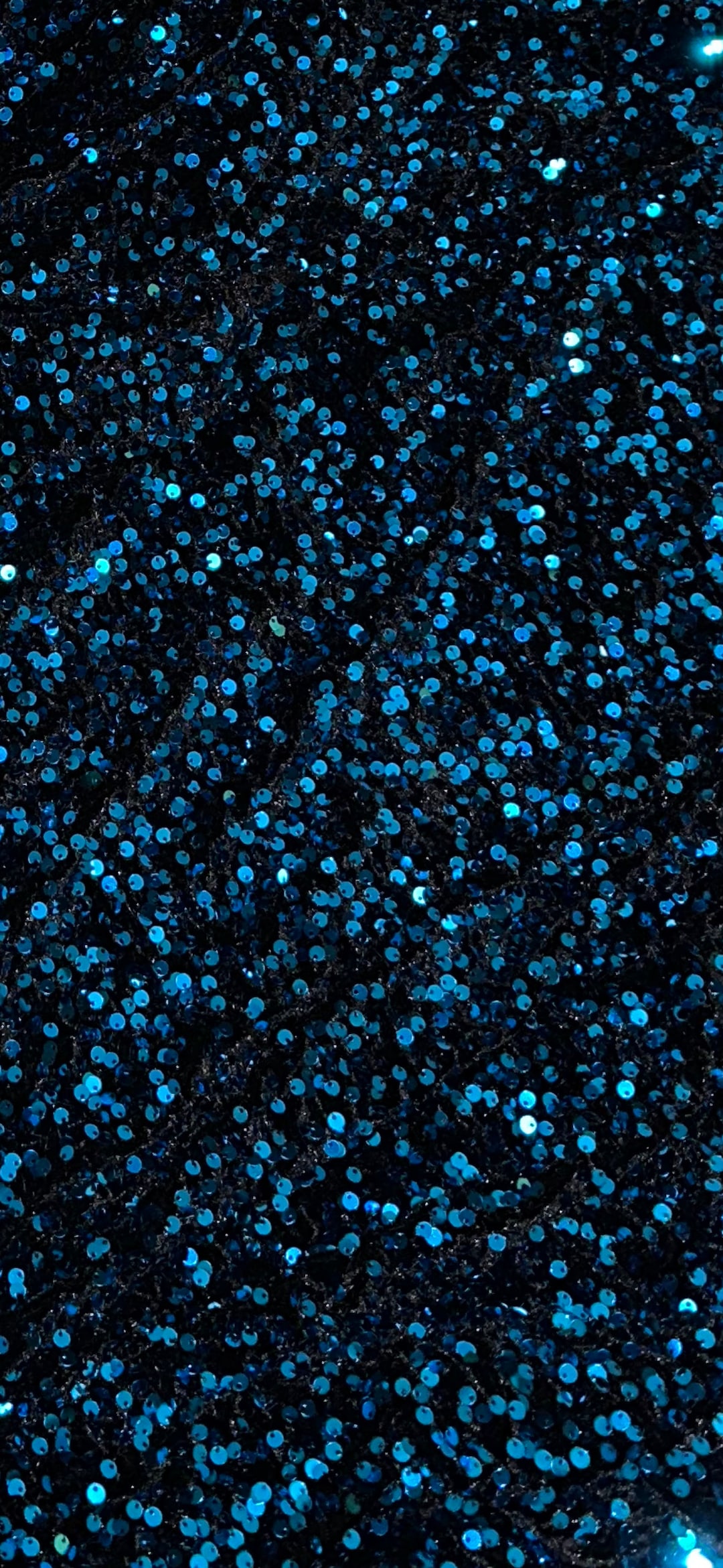 Kingfisher Blue Velvet Velour Bling Sequin Fabric 58" PRICE PER METER ...