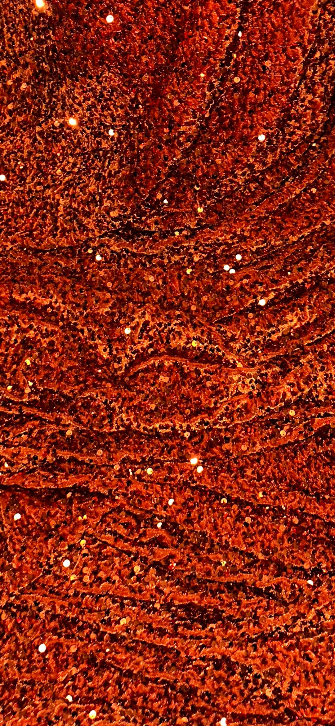 Burnt Orange Velvet Velour Bling Sequin Fabric 58" PRICE PER METER - Etsy