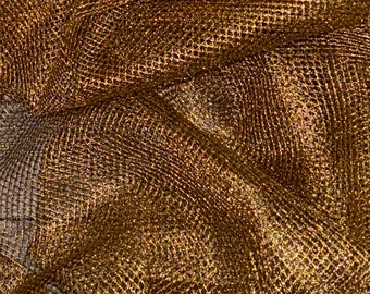 Silver Fishnet Chainmail Mesh/net Fabric 58'' PRICE PER METER - Etsy