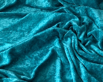 Turquoise Velvet | Etsy