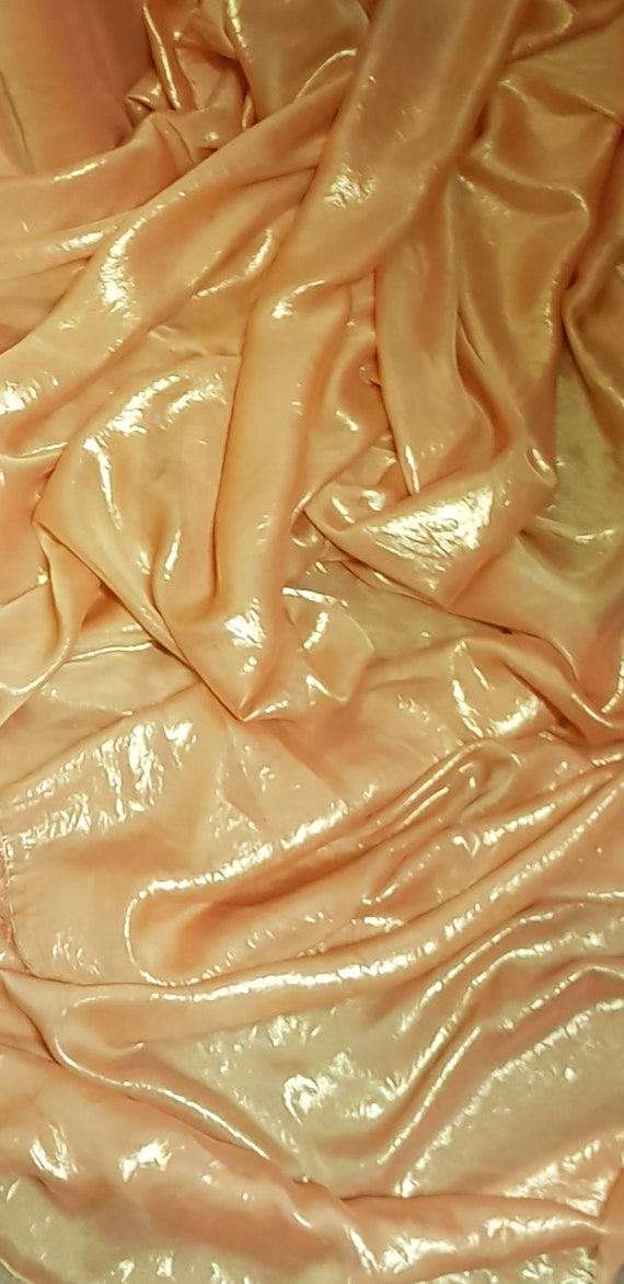 Orange Shimmer Chiffon Fabric 58 PRICE PER METER Etsy Ireland