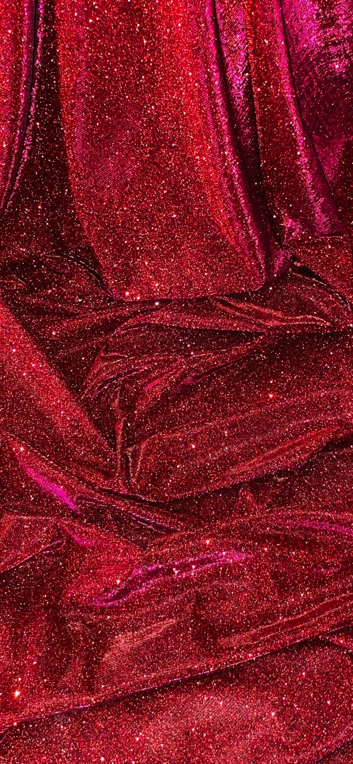 Red Pink Glitter Lurex Fabric 58'' PRICE PER METER - Etsy