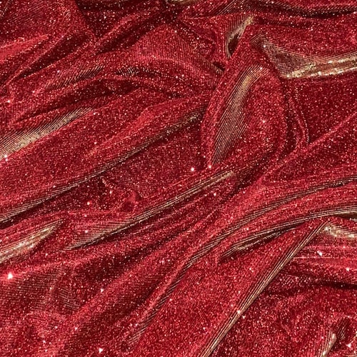Red Gold Shimmer Satin Fabric 58'' PRICE PER METER - Etsy