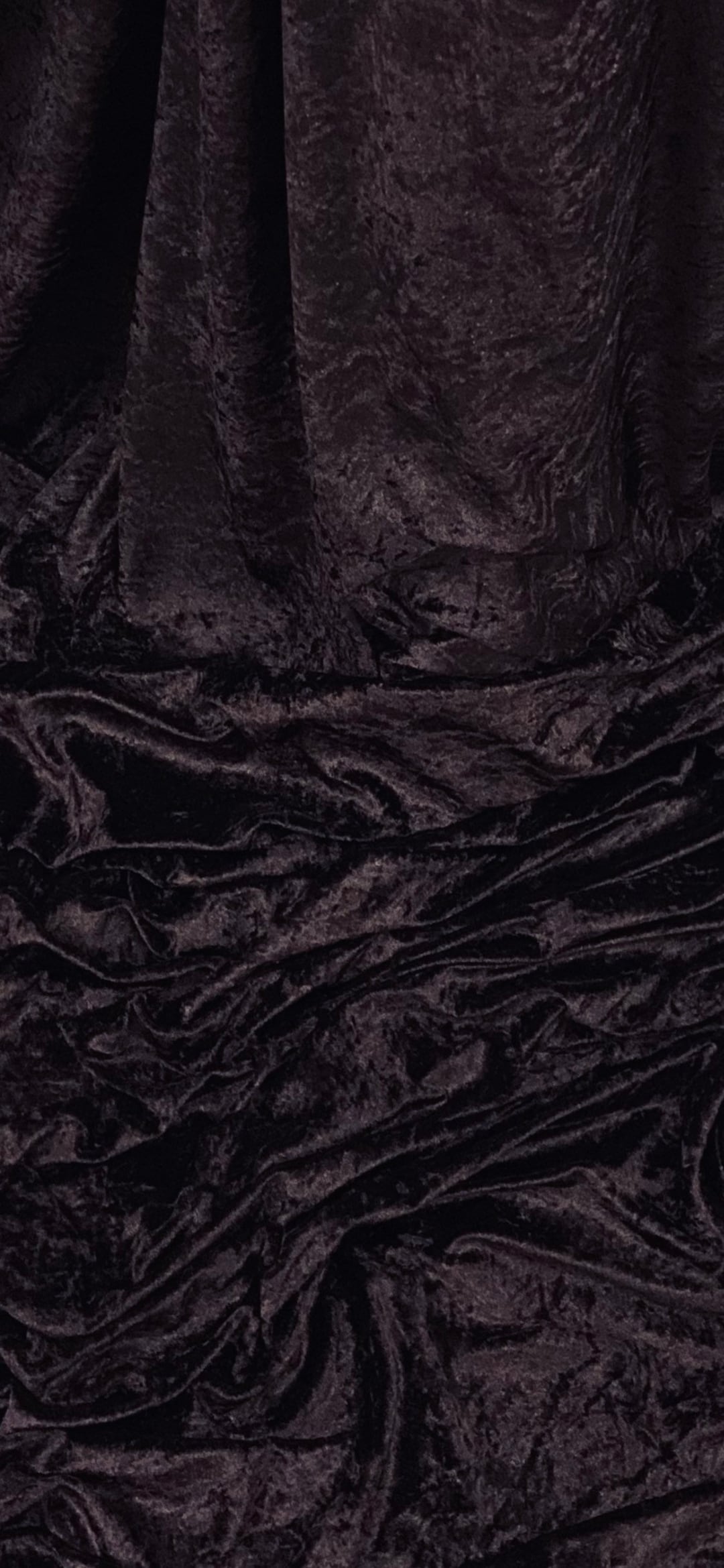 Dark Brown Crushed Velvet Fabric 58'' PRICE PER METER - Etsy