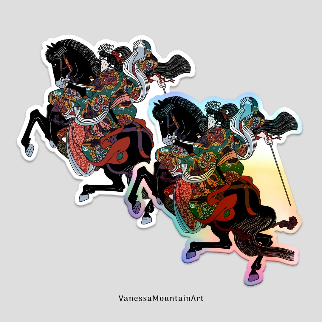 Tomoe Gozen | Onna-musha | Female Samurai | Sticker | Matte ...