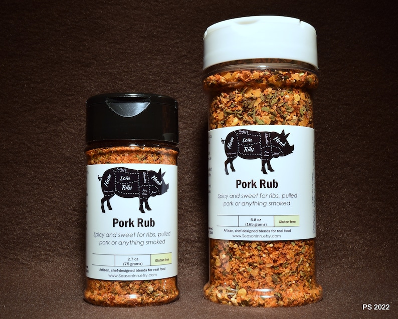 Seasoninn Pork Rub. Dry Rub Seasoning With Balanced Sweet and Heat for ...