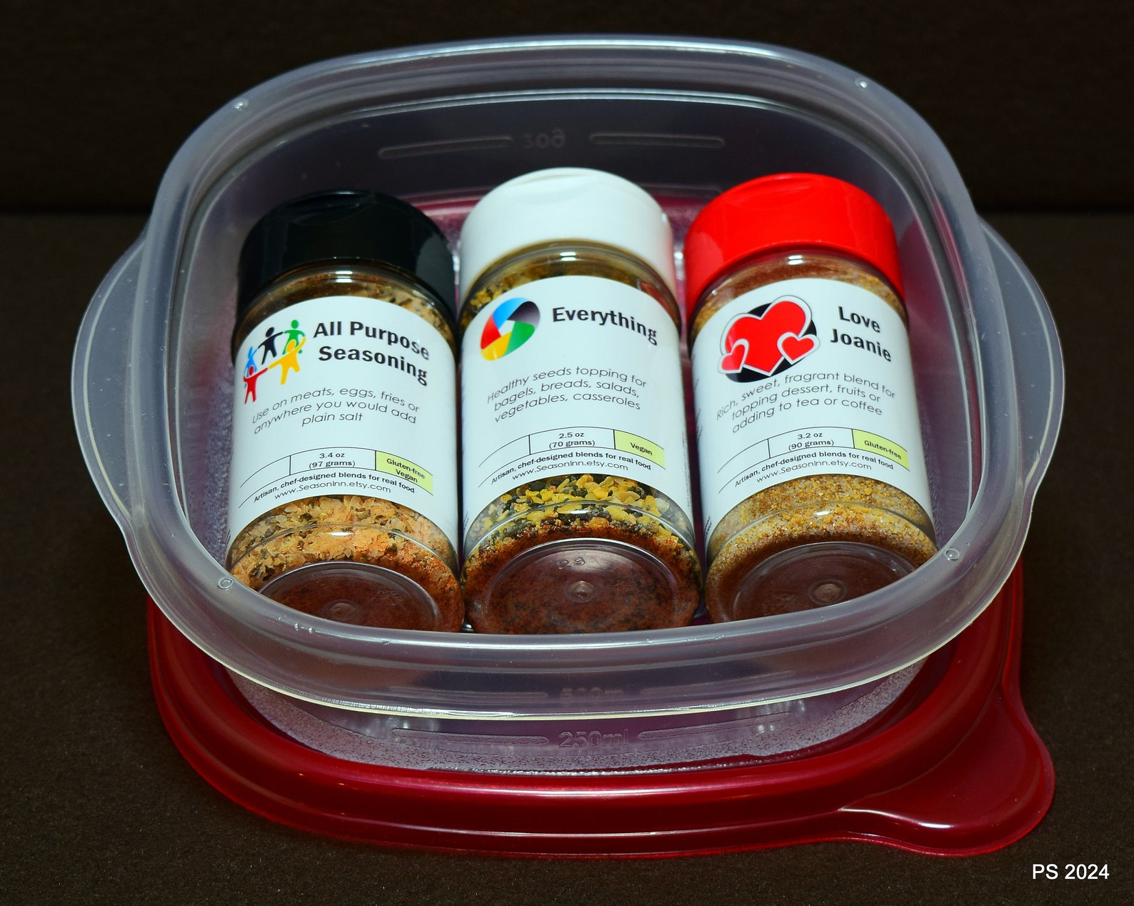 Seasoninn Travel Spice Kitchen for Vacation Home Cooking, Camping ...