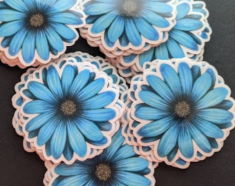 Blue Daisy Decal - Etsy
