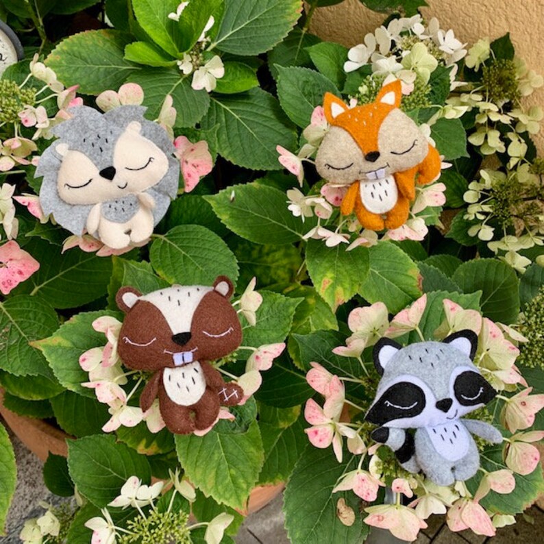 Felt Beaver Pattern Beaver Toy Diy Baby Beaver Beaver | Etsy