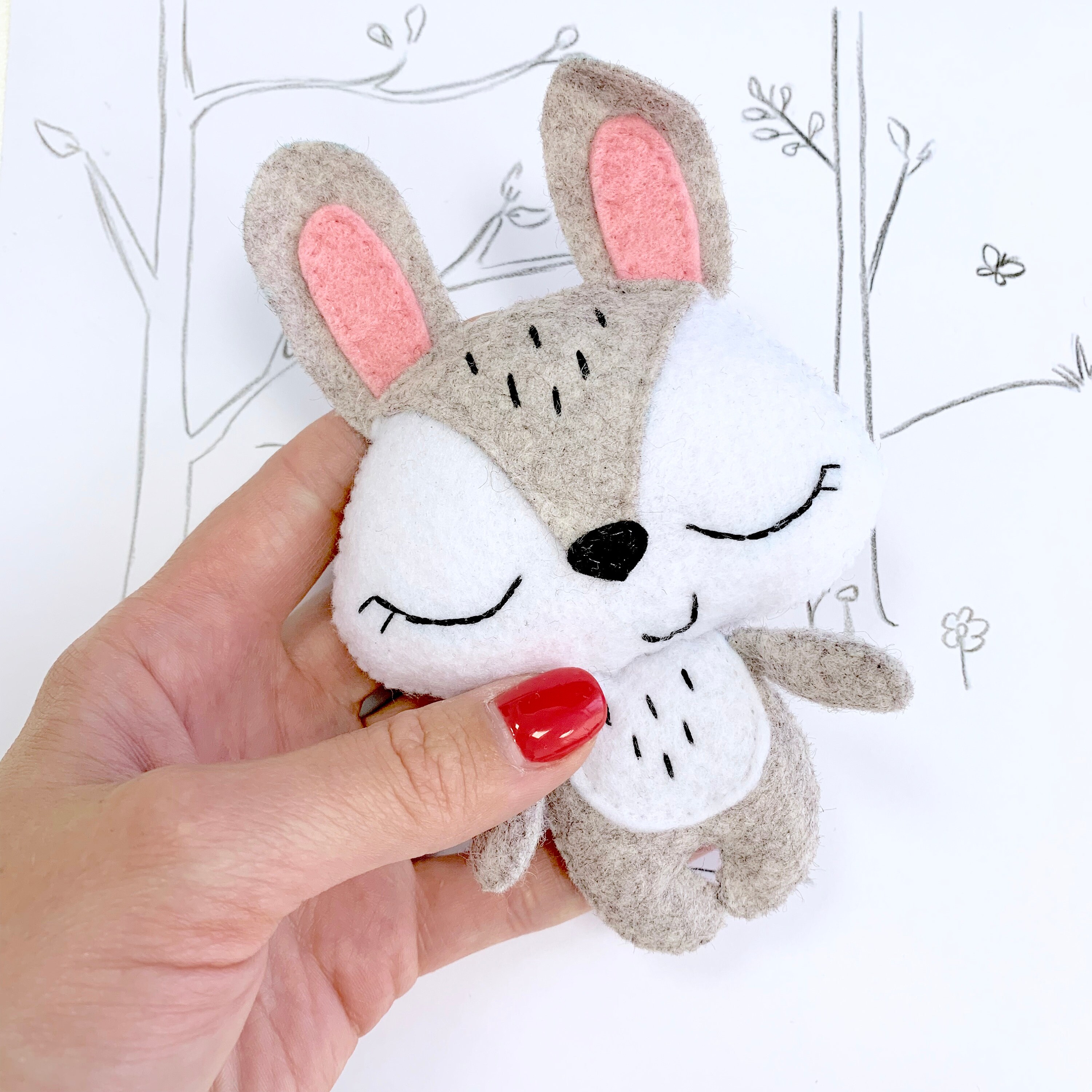 Woodland Animals Set Pattern Forest Animals Diy Forest - Etsy