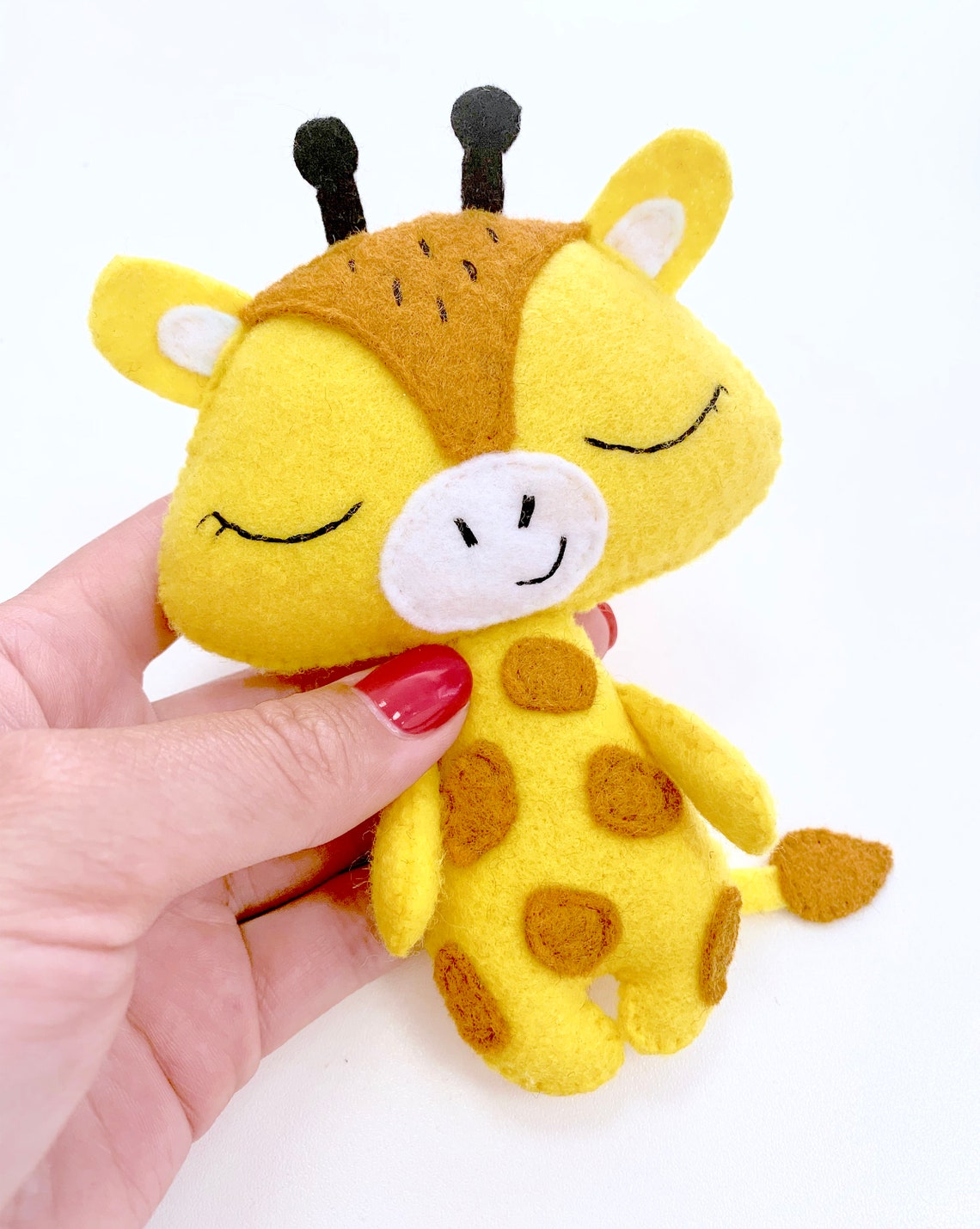 Safari Crib Mobile Pattern, Felt Giraffe Pattern, Safari Toy Diy ...