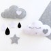 Two Clouds Felt Toys, Felt Clouds Diy, Felt Cloud Pattern, Felt Toy ...