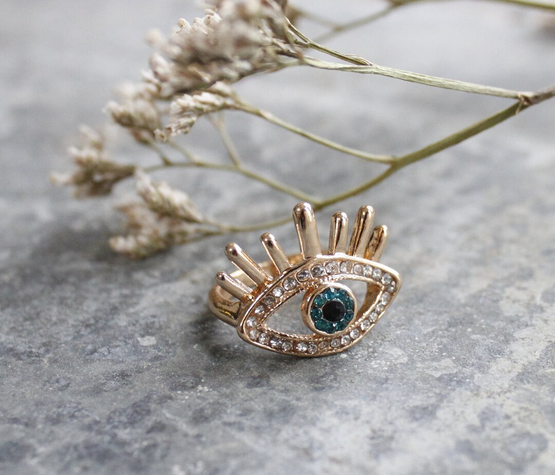 Eye Ring, Eye Ring UK, Eye Ring Gold, Eye Rings for Women - Etsy Australia