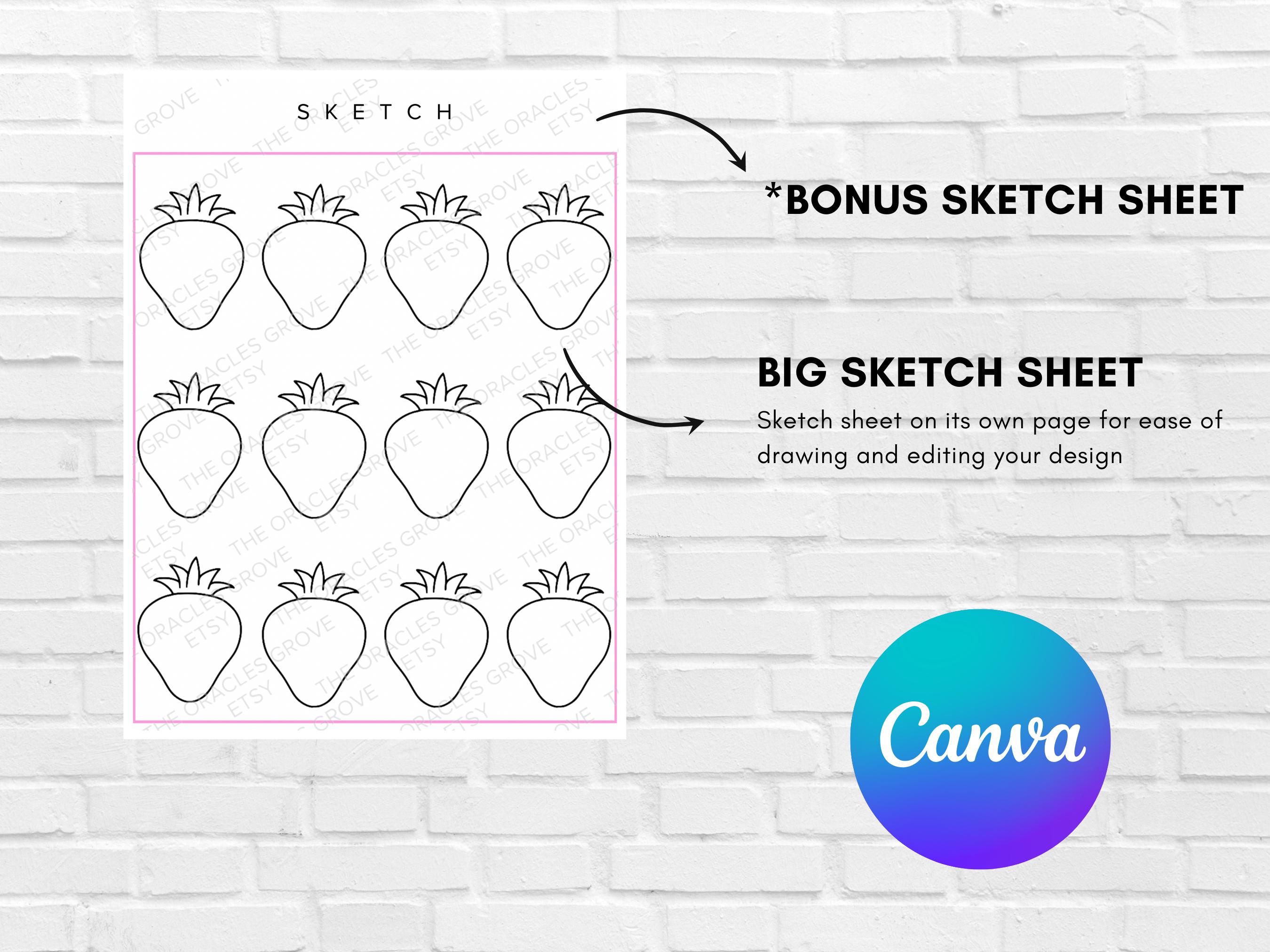 Chocolate Covered Strawberry Order Form: Canva Template (printable ...