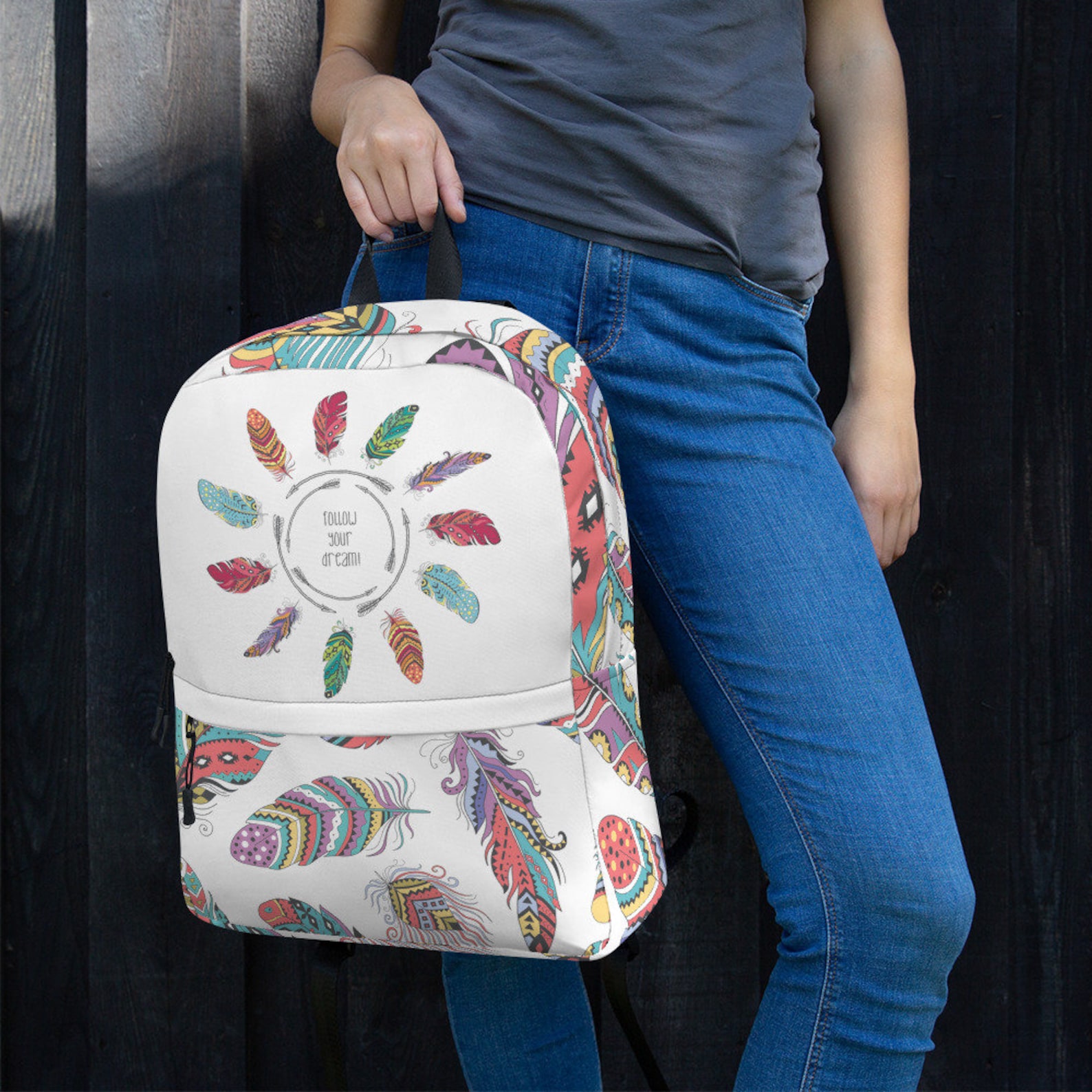 Personalized Follow Your Dreams Backpack/ Custom/ Back to - Etsy