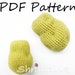 Potato Crochet Pattern Instant Download Crochet Vegetables Realistic ...