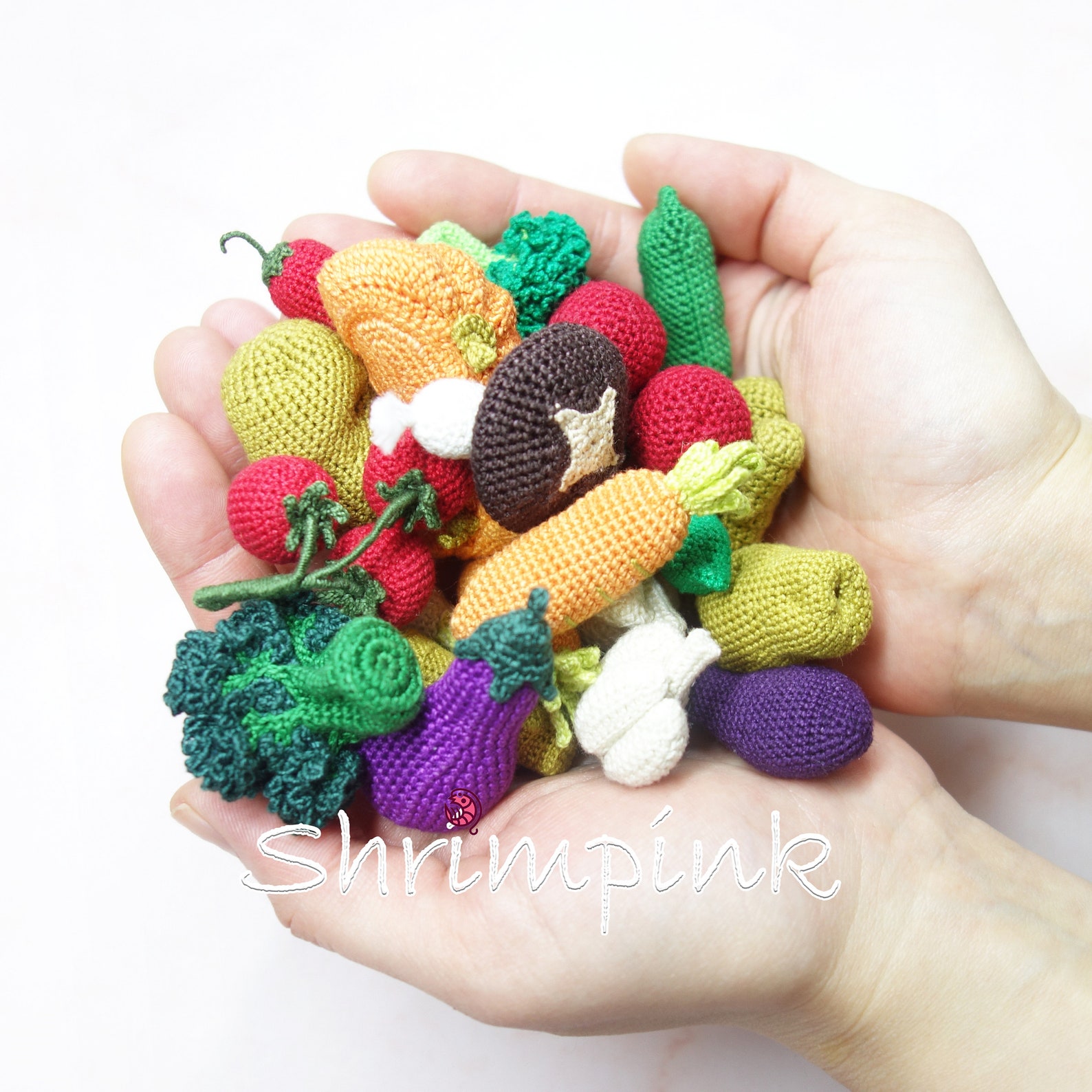 Potato Crochet Pattern Instant Download Crochet Vegetables Realistic ...