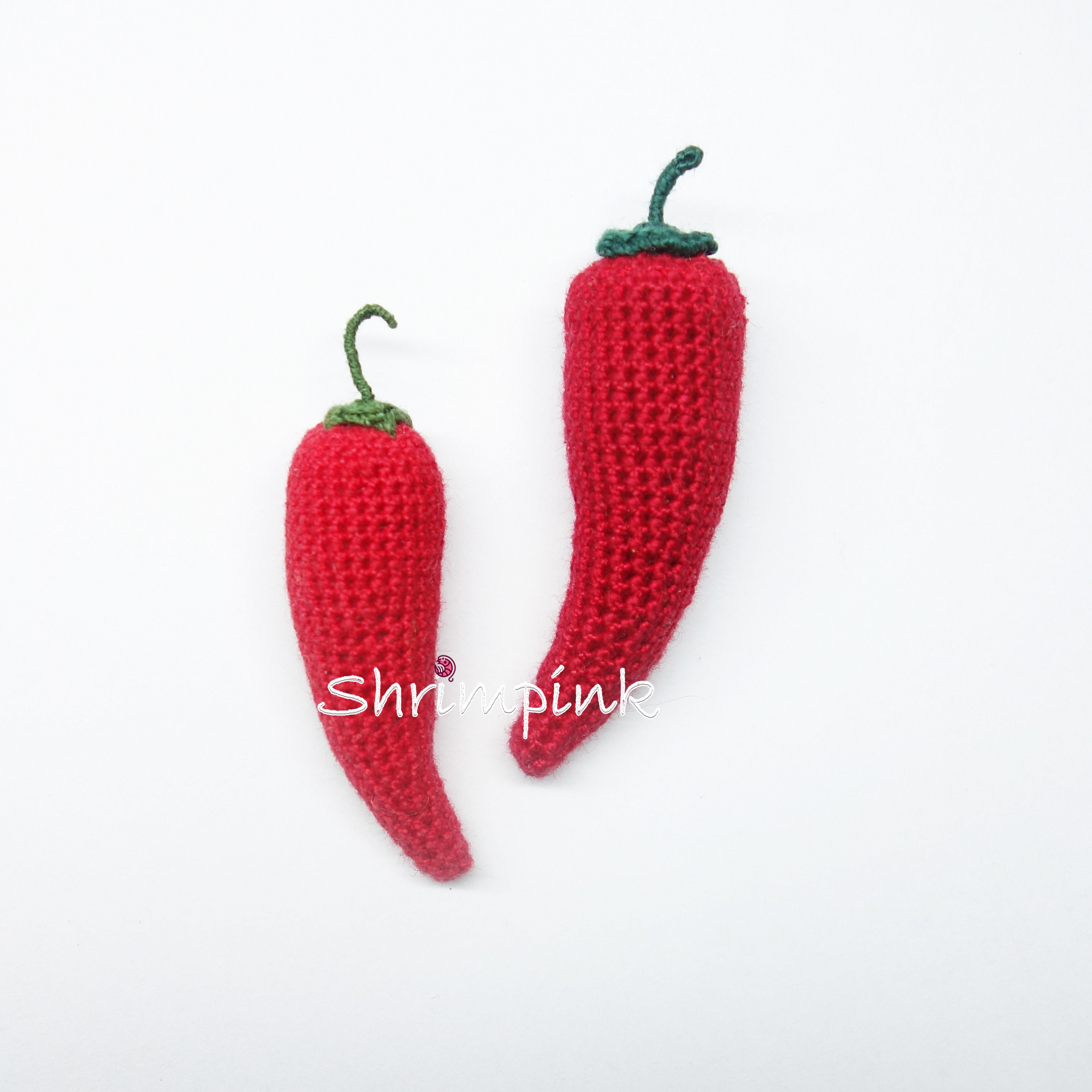 Chili Pepper Crochet PDF Instant Download Pattern Cute Realistic ...