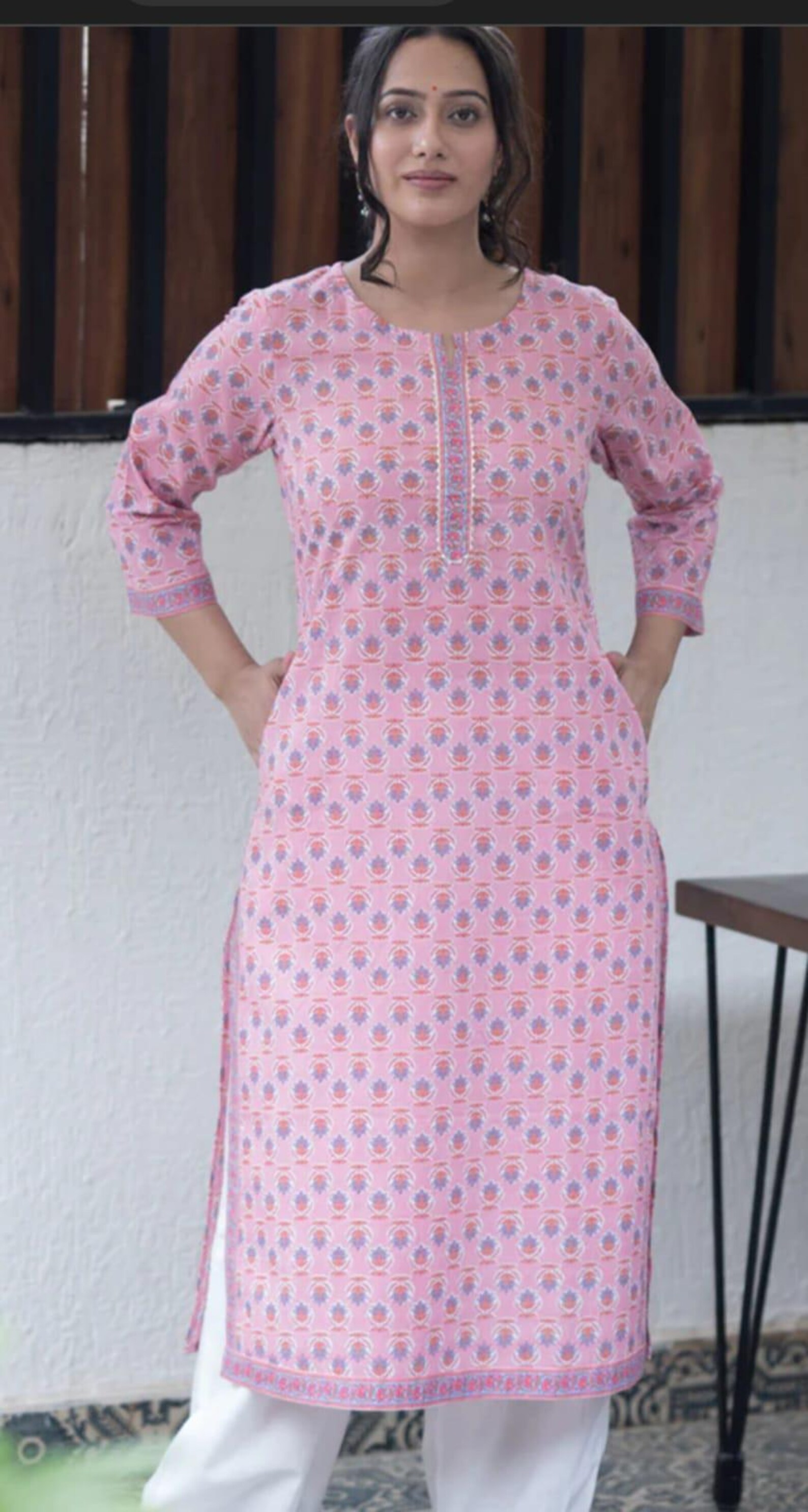 Cotton Kurta, Hand Block Print, Block Printed Kurti, Ethnic Print Kurta ...