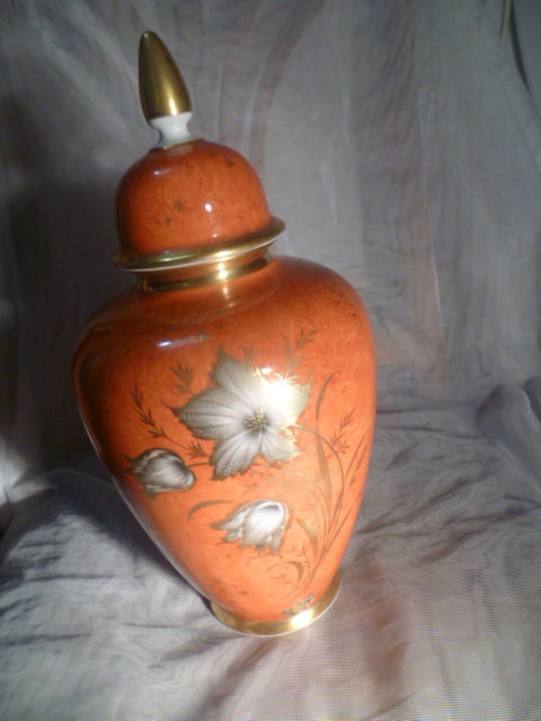 Alka =alboth & Kaiser Kunst Bavaria Large Porcelain Vase With Fine ...
