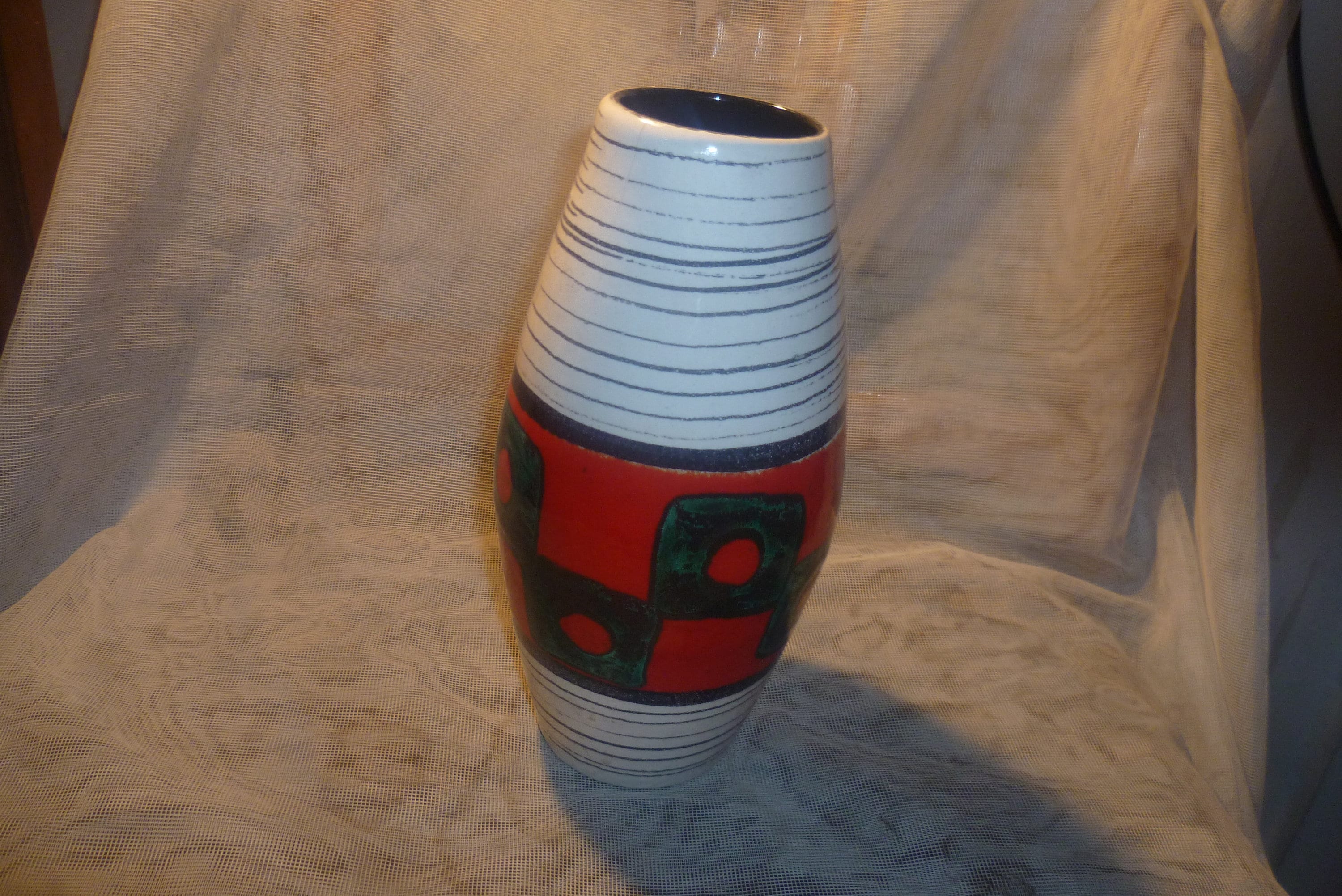 Designer Halidan Kutlu Scheurich Form No. 249-22 Conical Shape Red ...