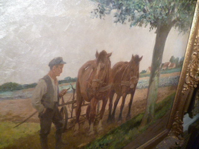Carl Mummert 1879-1974 Ploughing Farmer in Near a - Etsy UK